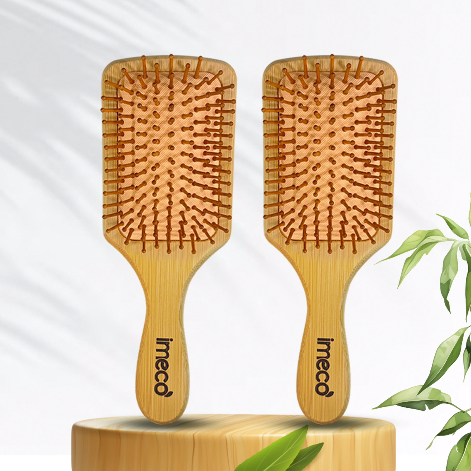 Buy Bamboo Hair Brush Online – Get Gentle & Anti-Static hair! – Imeco India